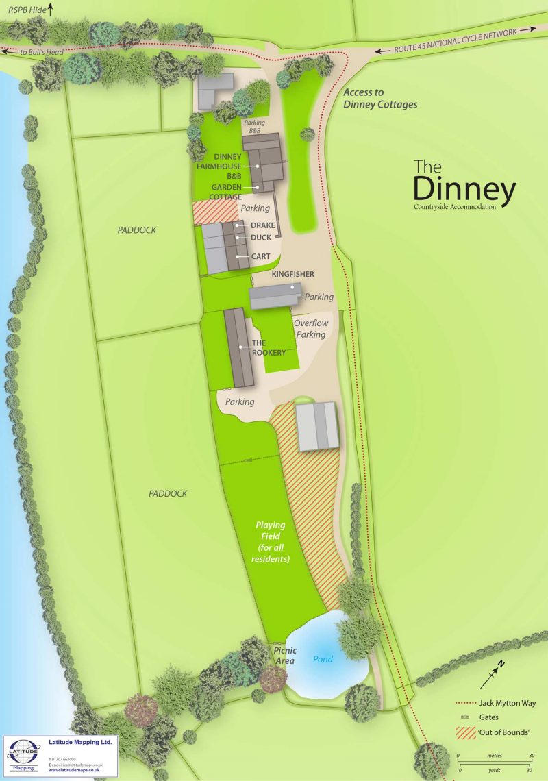 Site plan – The Dinney